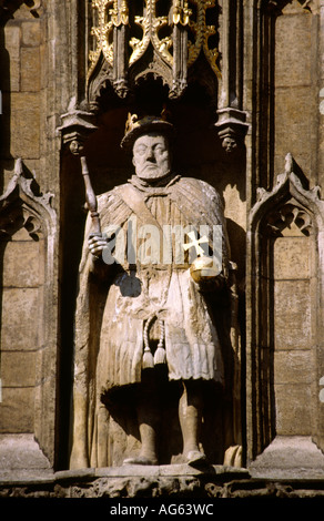 Statue of king Henry VIII, with a chair leg substituted for the royal ...