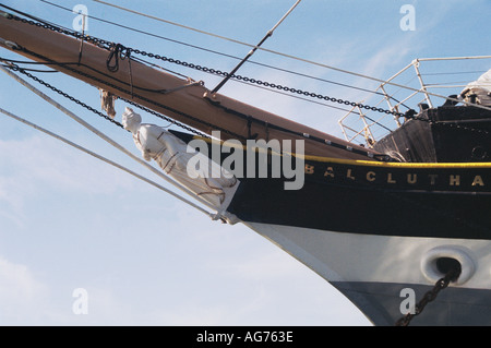 Sailing ship Balclutha docked at Fisherman's Wharf San Francisco ...