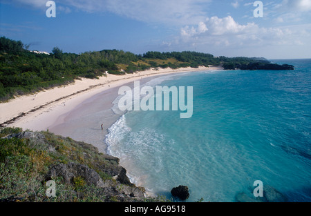 PINK SANDS OF HORSESHOE BAY BERMUDA ISLANDS NORTH ATLANTIC OCEAN ...