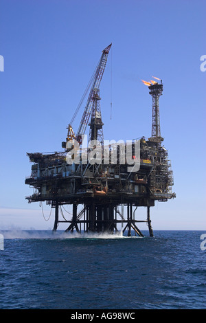 forties delta oil rig Stock Photo - Alamy