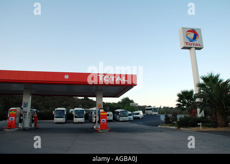 Total gas station in Turkey Stock Photo - Alamy
