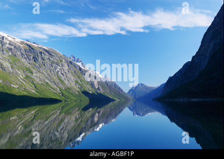 Eikesdalsvatnet Nesset More og Romsdal Norway Stock Photo - Alamy