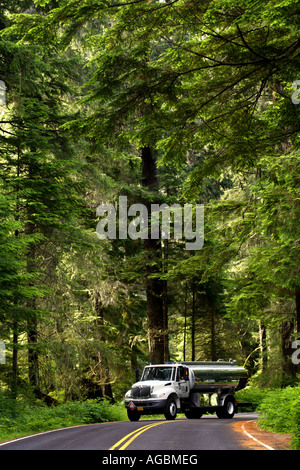 Petro Marine Services fuel truck Ketchikan Alaska Stock Photo - Alamy