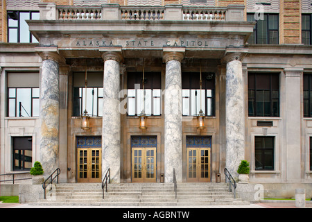 The Alaska State Capital building Downtown Juneau Alaska Stock Photo ...