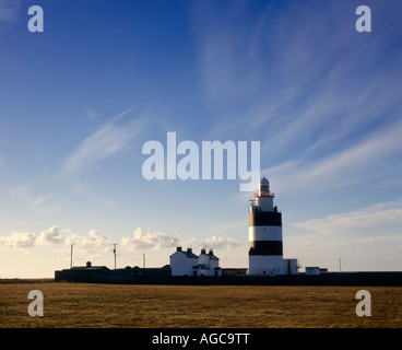 The black and white striped lighthouse on top of Southsea Castle in ...