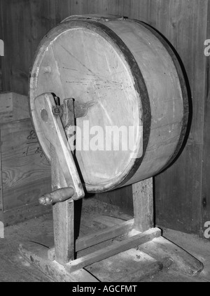 Traditional antique wooden Butter churn for hand-making butter from ...