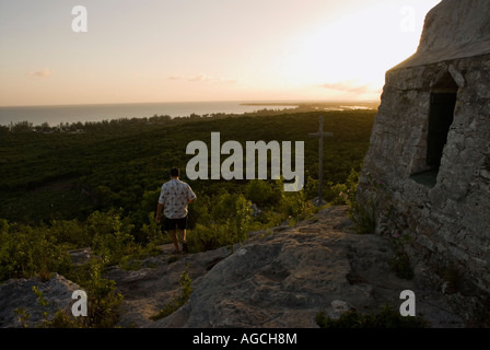 The Hermitage, Mt Alvernia, New Bight, Cat Island, Bahamas Stock Photo ...