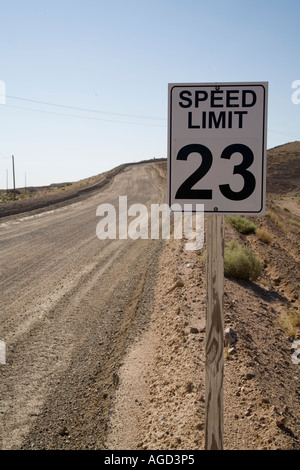 pit Speed Limit Sign Stock Photo - Alamy