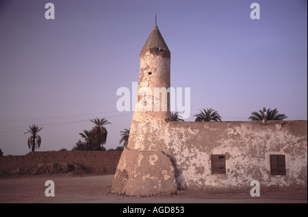 Libyen alte Moschee von Murzuk Lehmbau Libya historic mosque of Murzuk ...