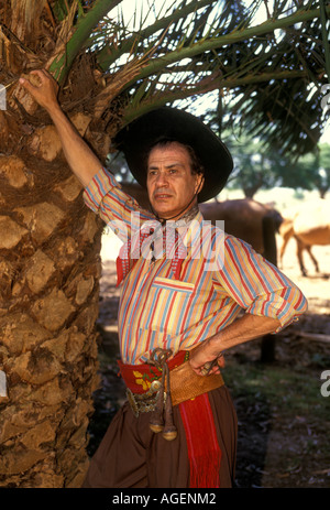 1, one, Argentine man, adult man, male, boleadora, gaucho with bolas ...