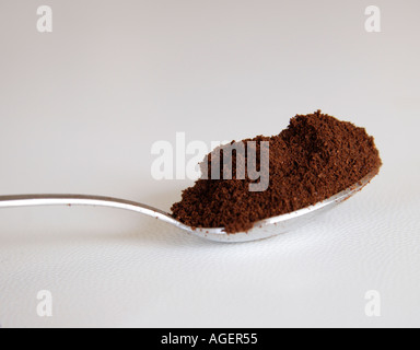 coffee spoon mince chop brown dose tin can Stock Photo - Alamy