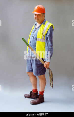 A road worker Stock Photo - Alamy