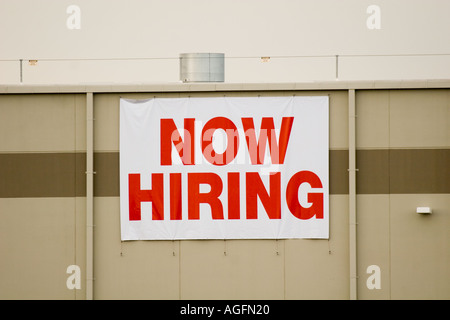 Now Hiring sign on a Target Distribution center Stock Photo - Alamy
