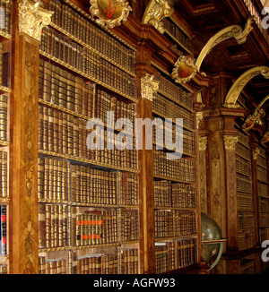 MELK AUSTRIA Globe in the Library of the Stift Melk Benedictine abbey ...