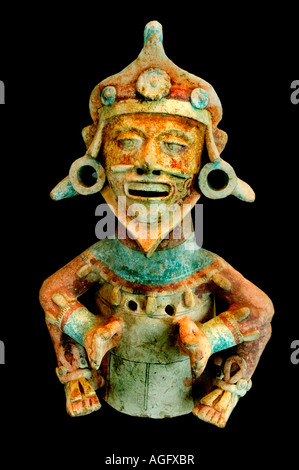 Aztec maize god statue Stock Photo - Alamy