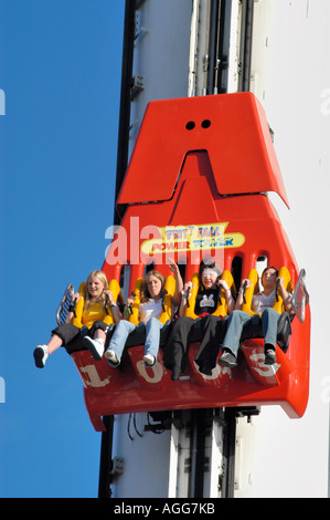 attraction/catapult in amusement park, Gröna Lund, Stockholm, Sweden ...