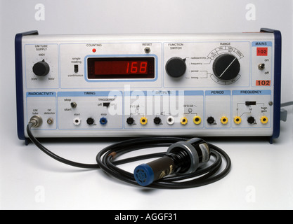 geiger counter measuring background count Stock Photo - Alamy