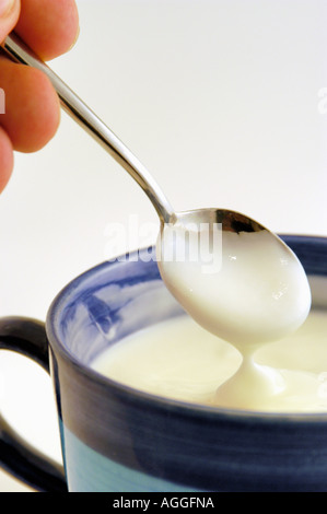healthy yoghurt containing genemodified bacterial culture Stock Photo ...
