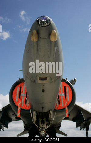 Front view of the RAFs Harrier GR7 at Shoreham Airport West Sussex ...