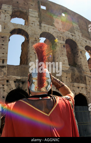 Roman Soldier outside the Colosseum Stock Photo - Alamy