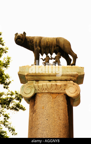 Wolf with the twins of Romulus and Remulus, Campidiglio, Rome, Italy ...