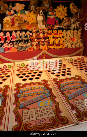 roll a ball fair stall Stock Photo - Alamy