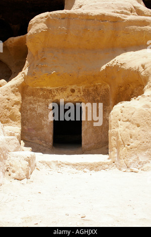 ANCIENT ROMAN TOMBS AT MATALA. CRETE. MEDITERRANEAN GREEK ISLAND ...