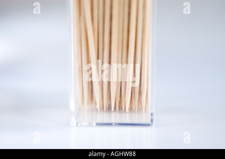 Container full of cocktail sticks Stock Photo - Alamy