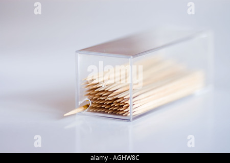 Container full of cocktail sticks Stock Photo - Alamy