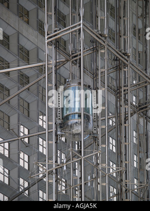 External Building Lift Elevator With Glass Walls Stock Photo - Alamy