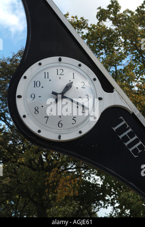 culcheth millennium clock cheshire england Stock Photo - Alamy