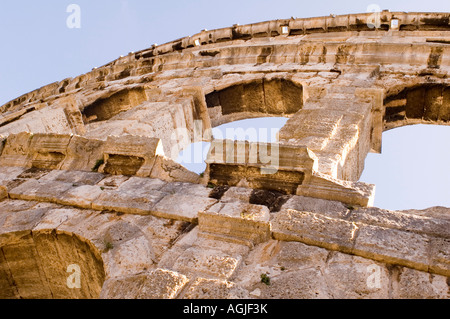 Roman Coliseum in Croatian city Pula Amphitheater Stock Photo - Alamy