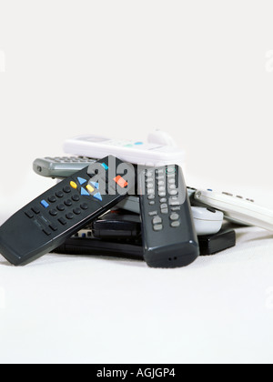 Stack of remote controls Stock Photo - Alamy