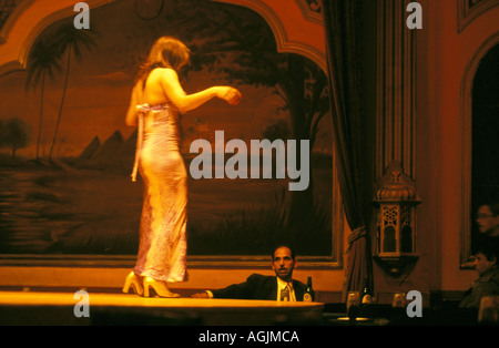 Cairo belly dancer in a nightclub Stock Photo - Alamy