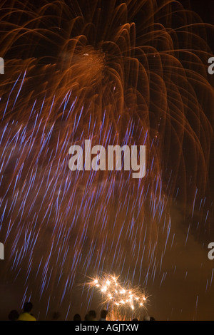 Fireworks at 2nd Pyrolympics Pasay City Philippines Stock Photo - Alamy