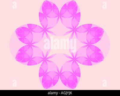 beautiful flower petals, flower line design Stock Photo - Alamy