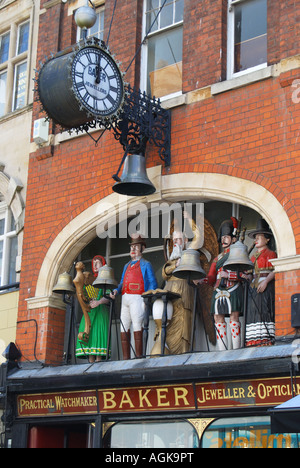 Chiming clock, Clockmakers shop, Southgate Street, Gloucester ...