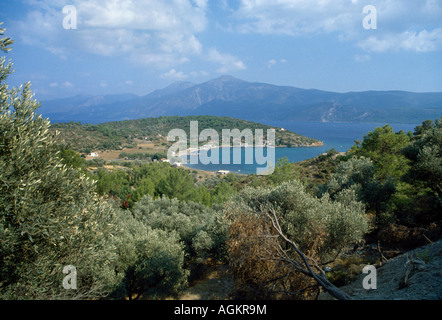 Samos Greece Mycale Straits Stock Photo - Alamy