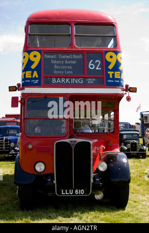 Red London Bus a 1950 AEC Regent MkIII RT Double Decker Bus in the main ...