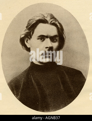 Maxim Gorky (Alexei Maximovich Peshkov) - portrait of the Russian writer. Gorki. 28 March 1868 ...