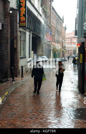 Liverpool in rain near Cavern club Stock Photo - Alamy