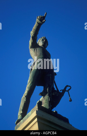 Statue of Colonel William Light Adelaide South Australia Stock Photo ...