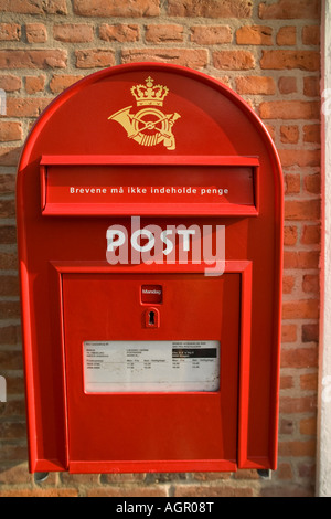 Royal danish Post office in modern design, Copenhagen, August 13, 2019 ...