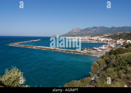 Fishing port Karlovassi Samos Greece Stock Photo - Alamy