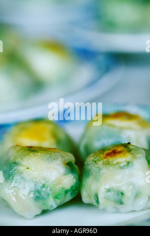 Food, Dim Sum, Shrimp and chive dumplings Stock Photo - Alamy