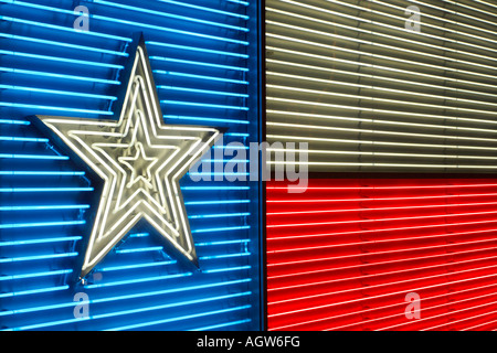 Neon Texas Flag Stock Photo: 18529586 - Alamy