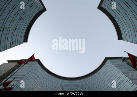 sky scraper at Beijing China August 2007 Stock Photo - Alamy