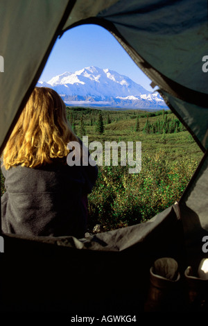Denali Wonder Lake Camp Ground Denali National Park and Preserve Stock ...