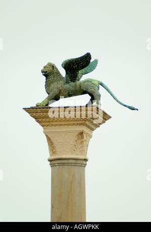 Saint Mark Winged Lion, symbol of the old Venice Republic, medieval ...