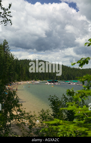 Luby Bay Resort Priest Lake Bonner County Idaho USA Stock Photo - Alamy